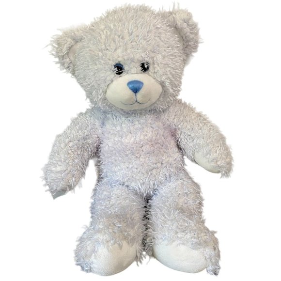 Build-A-Bear | Toys | Build A Bear Scruffy Teddy Bear Light Blue Winter ...